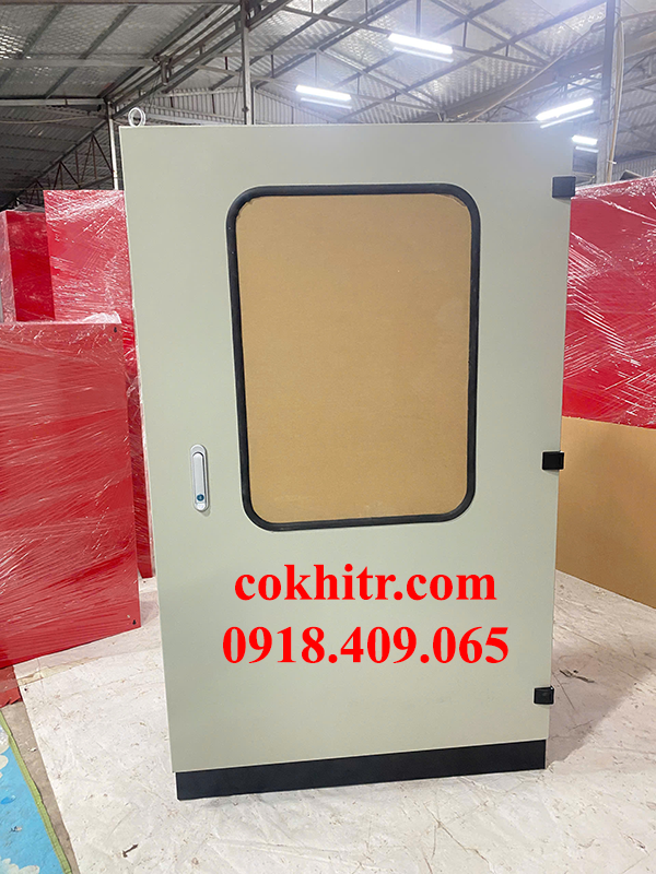 Tủ điện 2 lớp cánh chia ngăn 1200x650x300x1mm - Cơ khí TR
